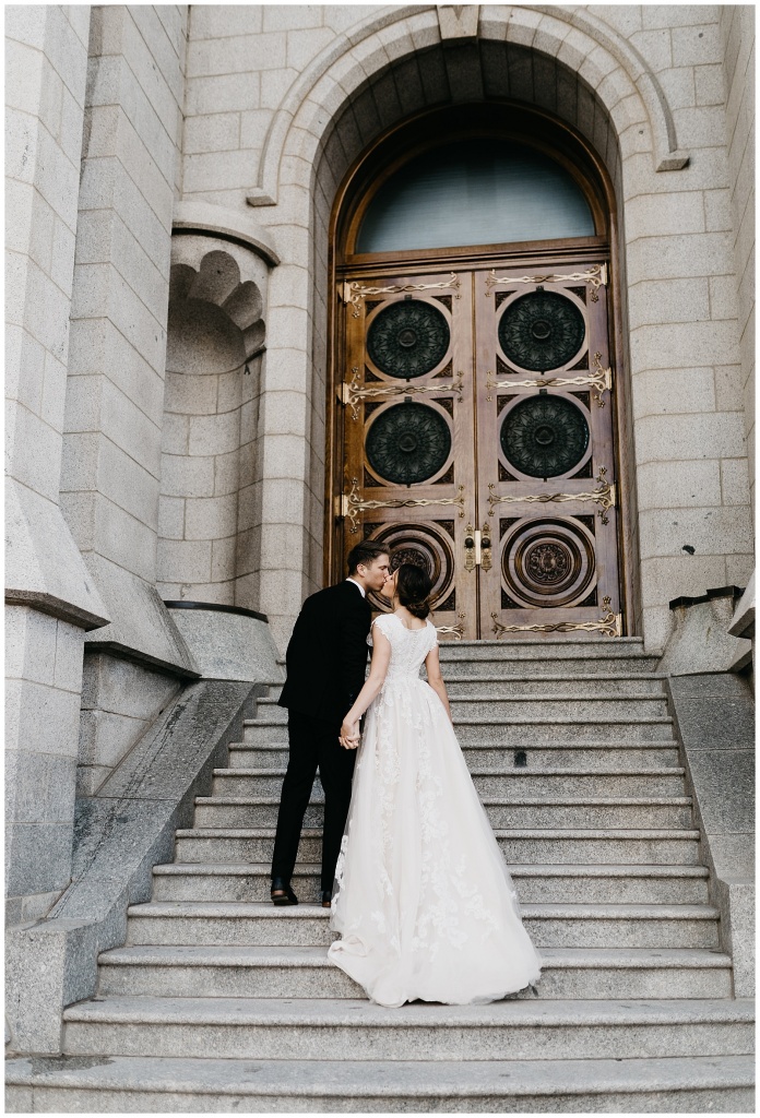 Jessica and Dallin, Salt Lake City Temple First Look + Bridal Session ...