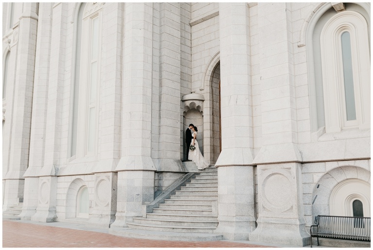 Jessica and Dallin, Salt Lake City Temple First Look + Bridal Session ...